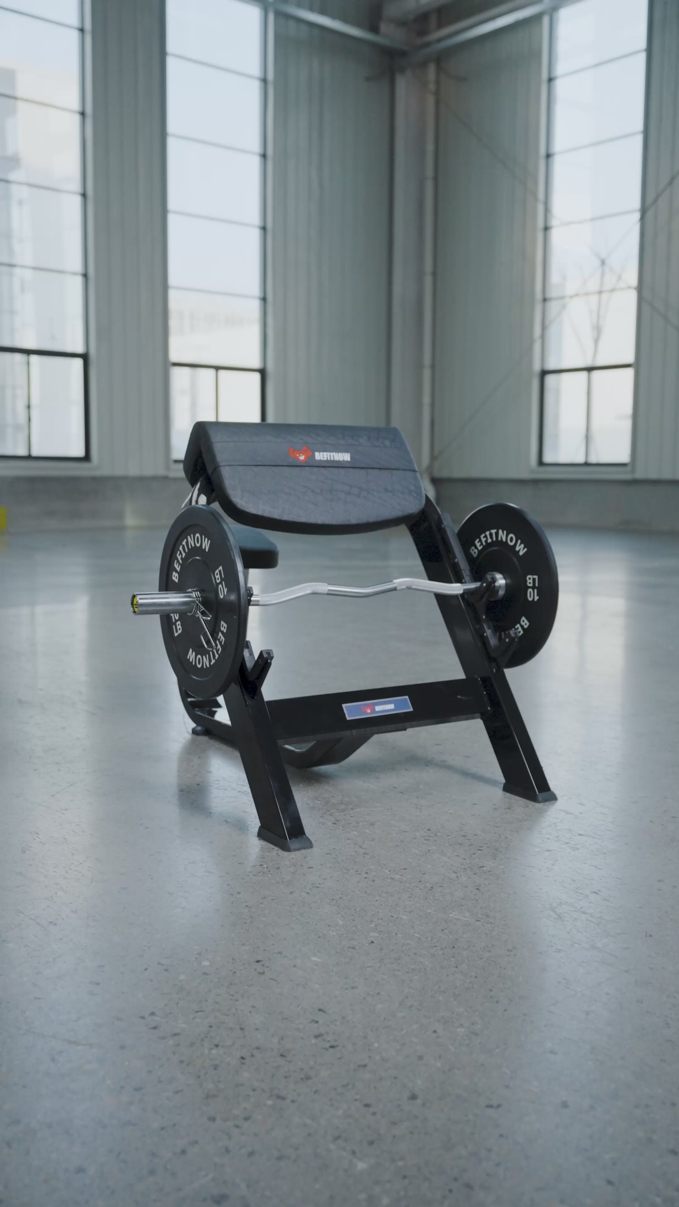 Seated Preacher Curl Bench for Biceps | Befitnow Canada
